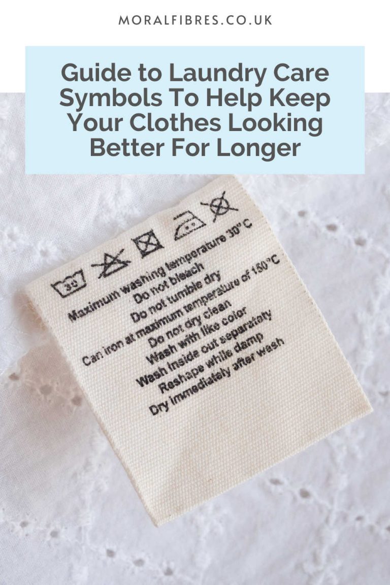 45+ UK Laundry Symbols Explained To Make Washing Easier - Moral Fibres
