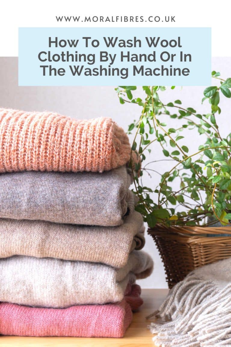 How To Wash Wool By Hand & In A Washing Machine - Moral Fibres