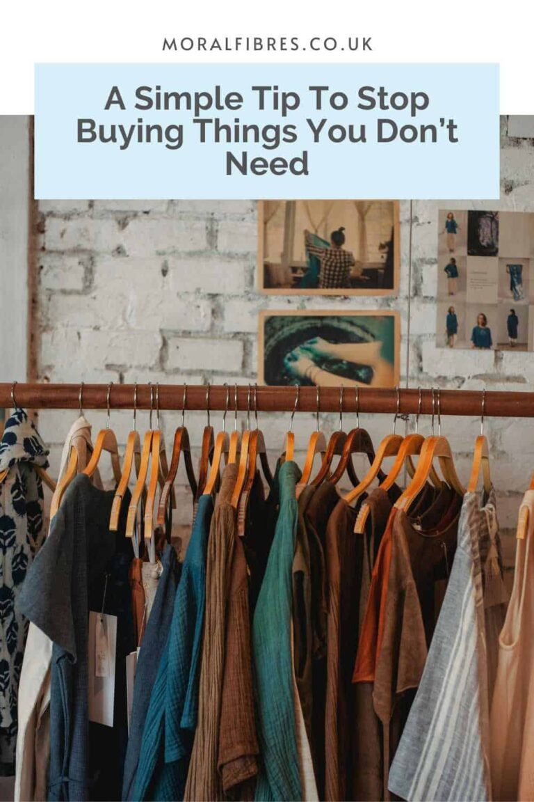 A Simple Tip To Stop Buying Things You Don't Need - Moral Fibres